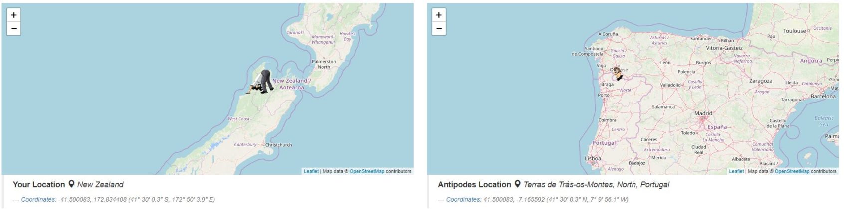 Check What's on the Other Side of Earth with the Antipodes Map - How ...