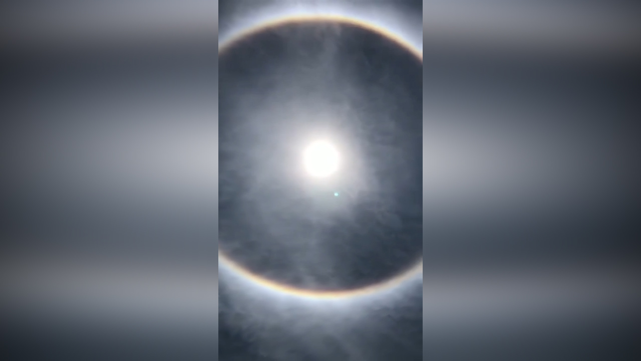 Astonishing Sun Halo Bemuses Onlookers - How About That?