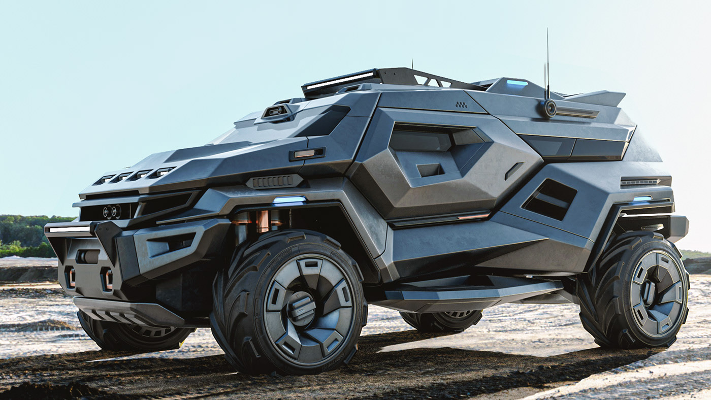 ArmorTruck SUV Concept Is Like A Bulletproof Batmobile How About That 